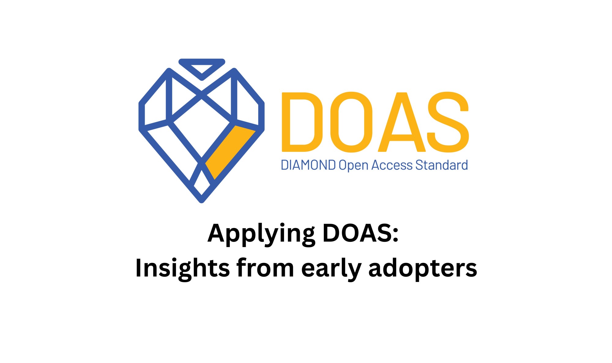Applying DOAS – insights from early adopters | Open Access